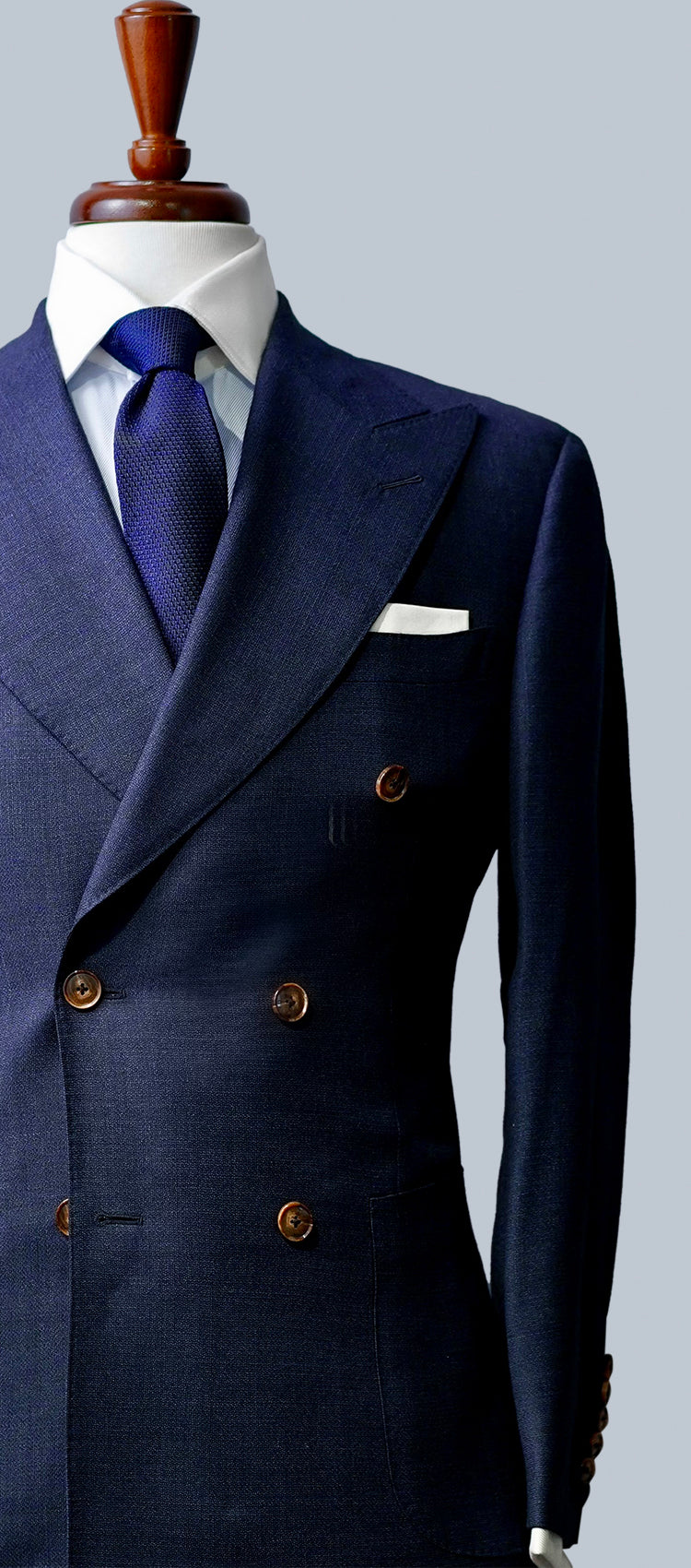 Navy Ticweave Suit – Christopher Korey Collective