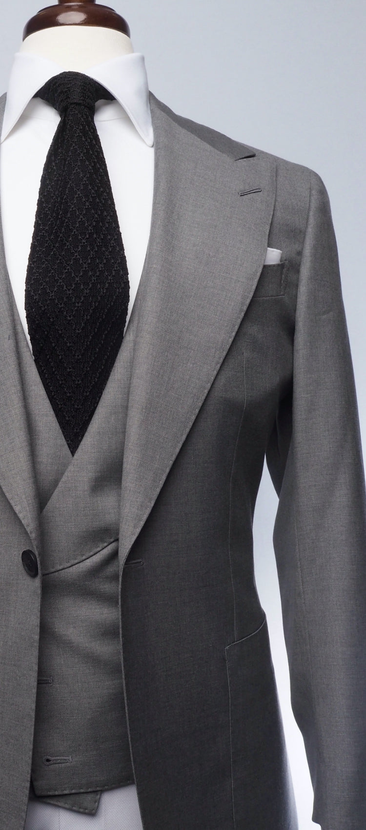 Powder Grey Solid Suit – Christopher Korey Collective